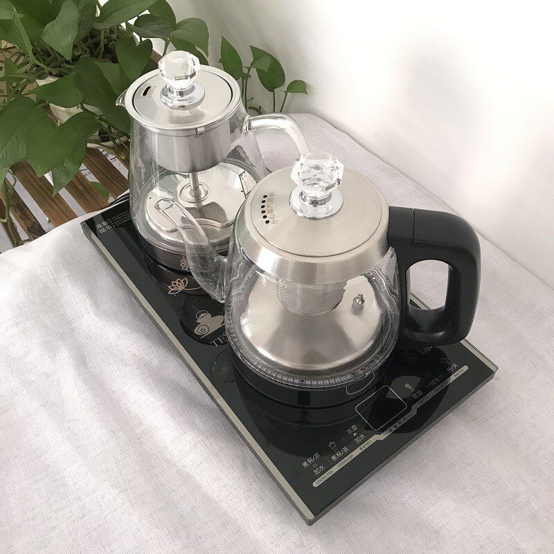 37/20自动底上水电热茶壶装智能底部抽水式烧水恒温煮茶套装茶具