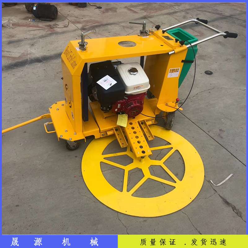 沥青路面切割机手推式圆周井盖切割机 下水道盖板切割机筑路机械