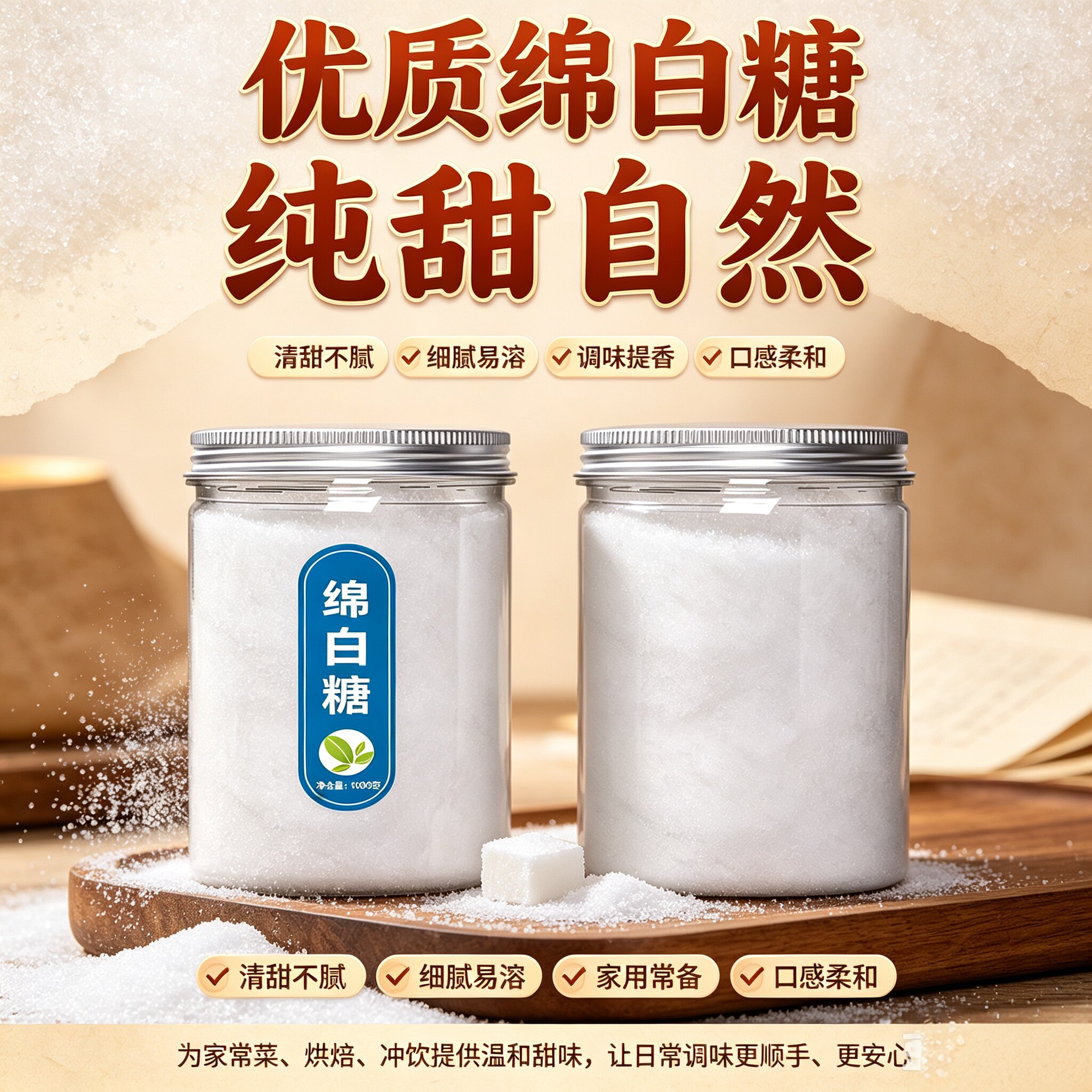 【中农说】绵白糖优质纯正一级商用食用批发级家用正品官方旗舰店