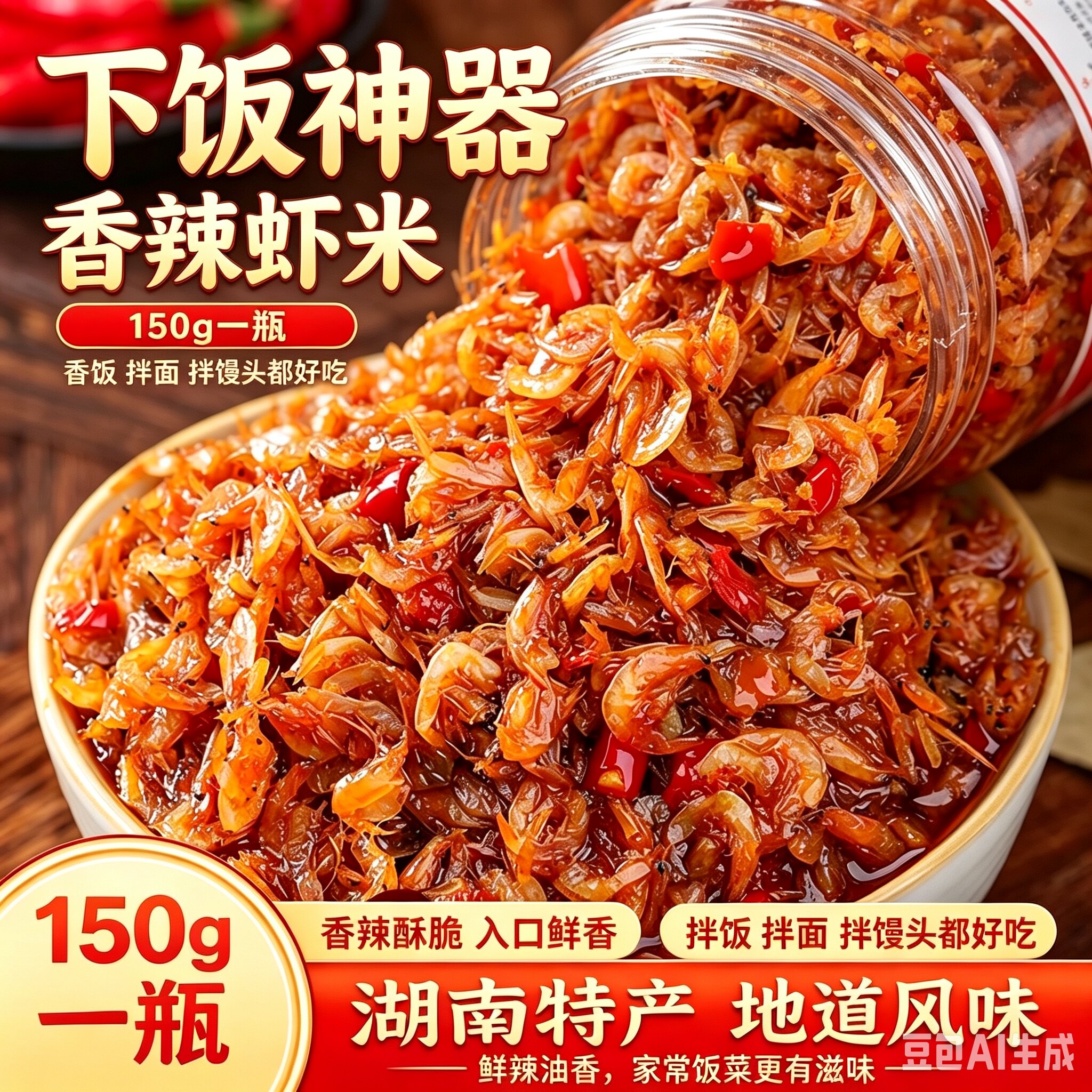 【中农说】虾酱正宗特级老字号盐城特产无添加下饭神器官方旗舰店