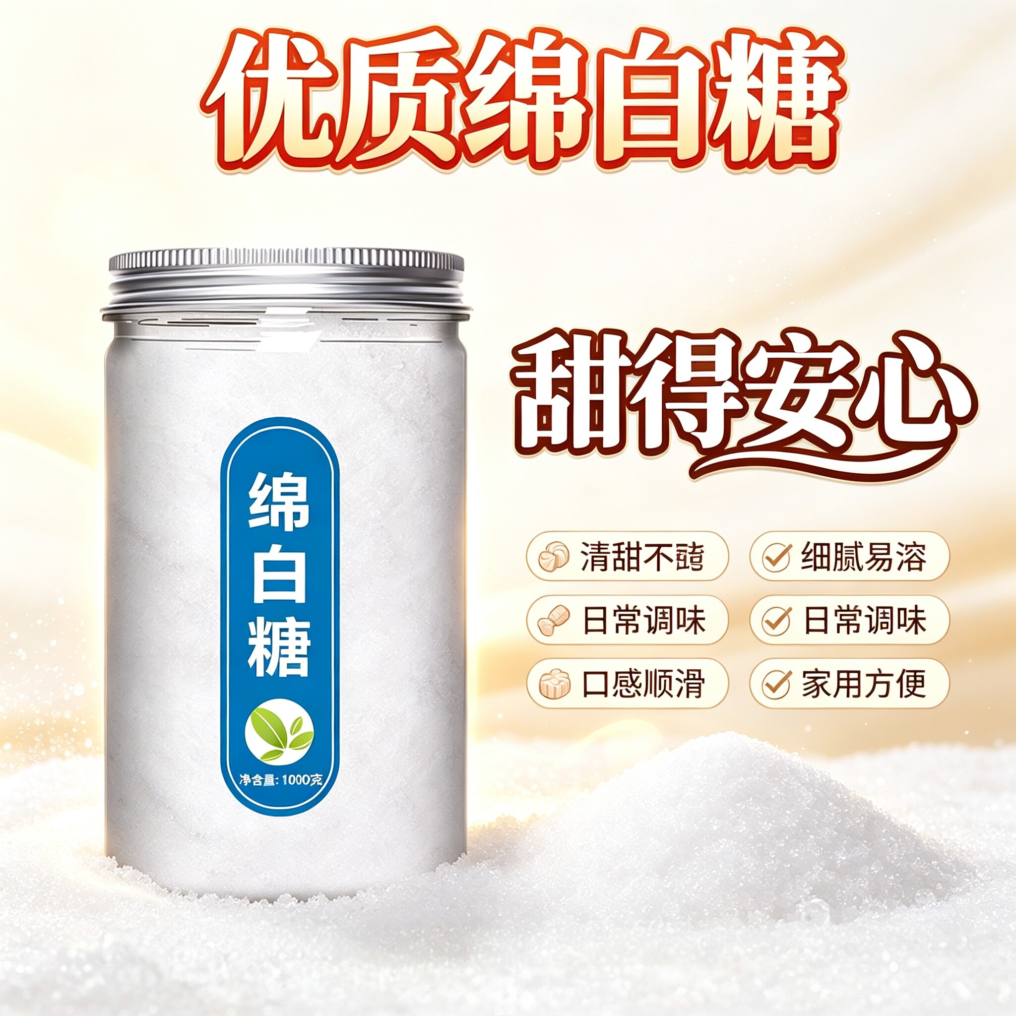 【中农说】绵白糖优质纯正一级商用食用批发级家用正品官方旗舰店
