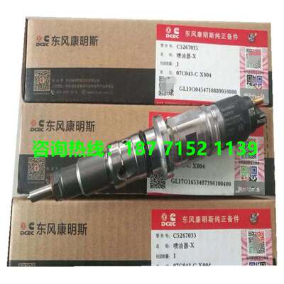 0445120304 共轨喷油器电喷5272937适用康明斯ISLE8.9柴油发动机