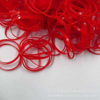 红色耐高温100℃防老化胶圈TPU橡皮筋MB-4024皮筋皮圈橡筋丈巾