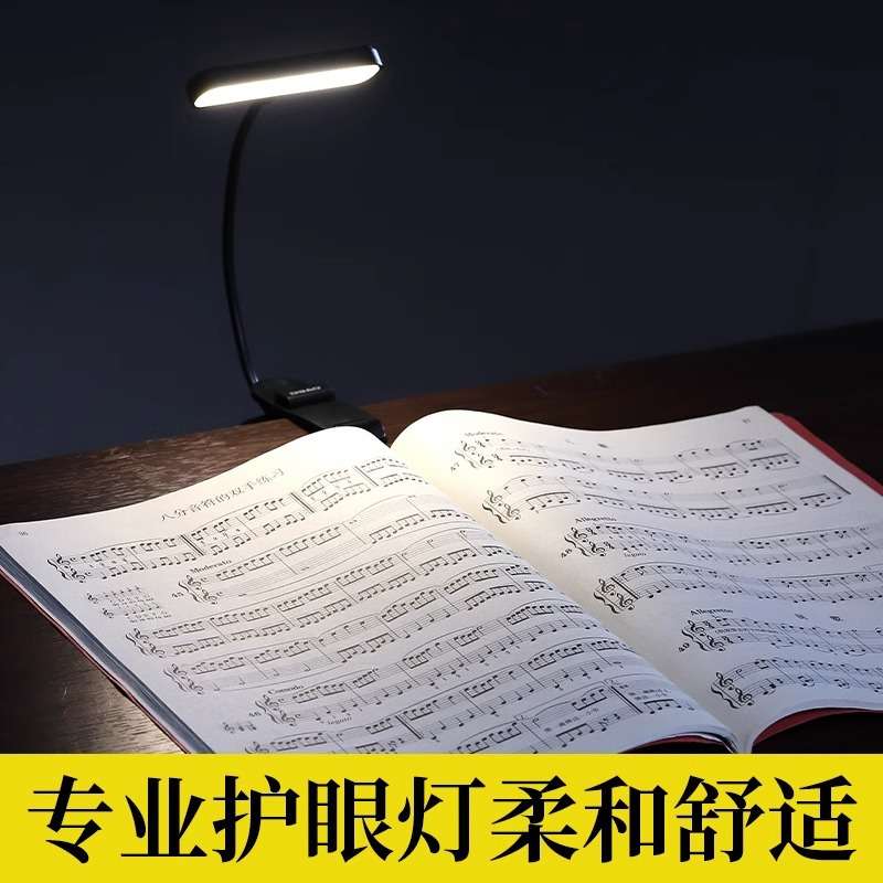 DBAO谱架灯充电式便携小提琴吉他钢琴护眼专业照明灯乐器配件