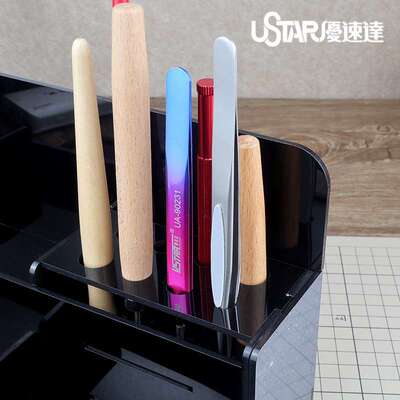 USTAR优速达UA-90058层叠式工具收纳架塑料收纳盒摆放跨境