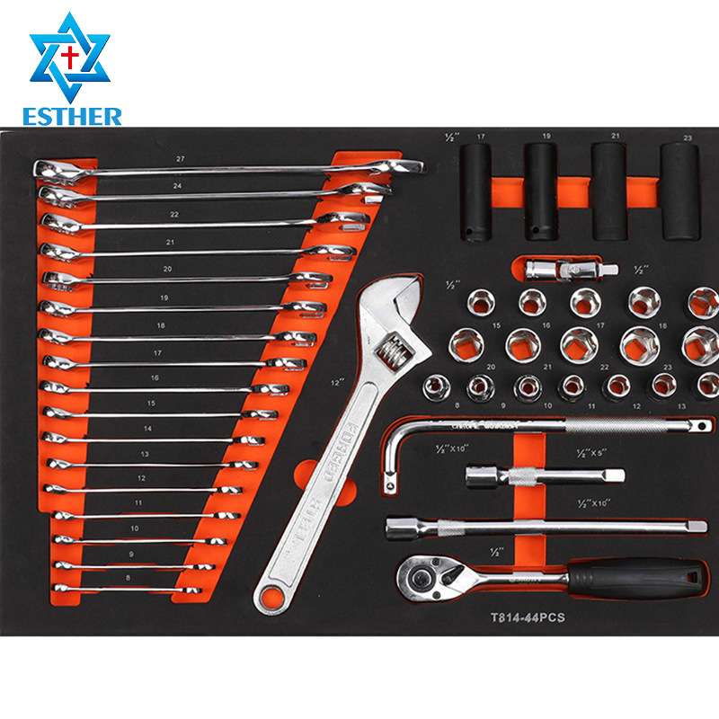 车间专用106件通用汽修工具组套工具车 3层抽屉多功能便捷工具车