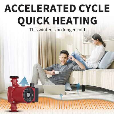 Stainless steel circulating pump, household silent floor hea