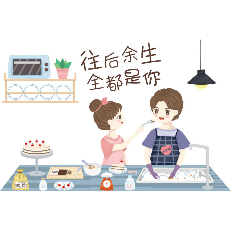 家用厨房防油贴纸灶台油烟机防火耐高温瓷砖墙贴自粘墙纸防水壁纸