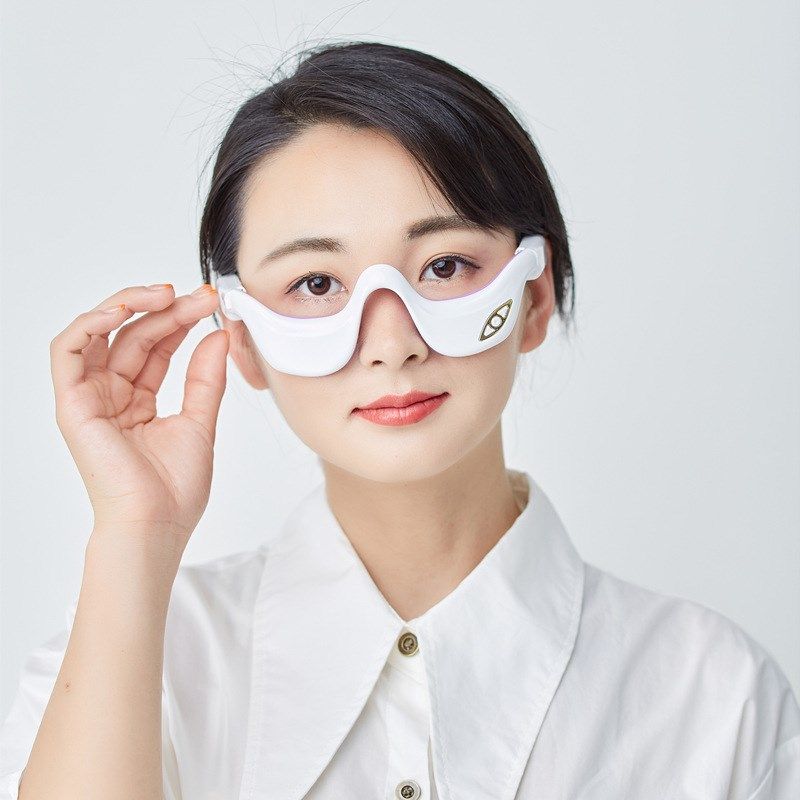 智能眼部按摩器眼袋黑眼圈美眼仪 眼部spa按摩器震动加热家用