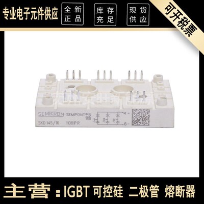 全新原装 SKD145/16  SKD145/12 11081PR 三相功率整流桥模块