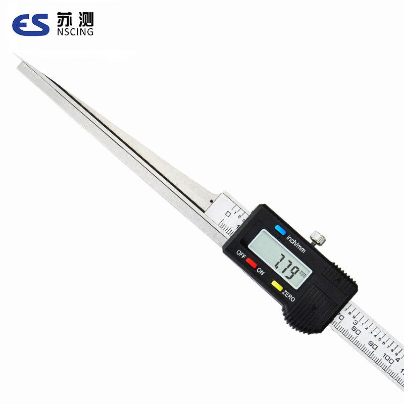 苏测数显楔形塞尺机械塞尺间隙规不锈钢塞尺游标塞尺缝隙检测斜面