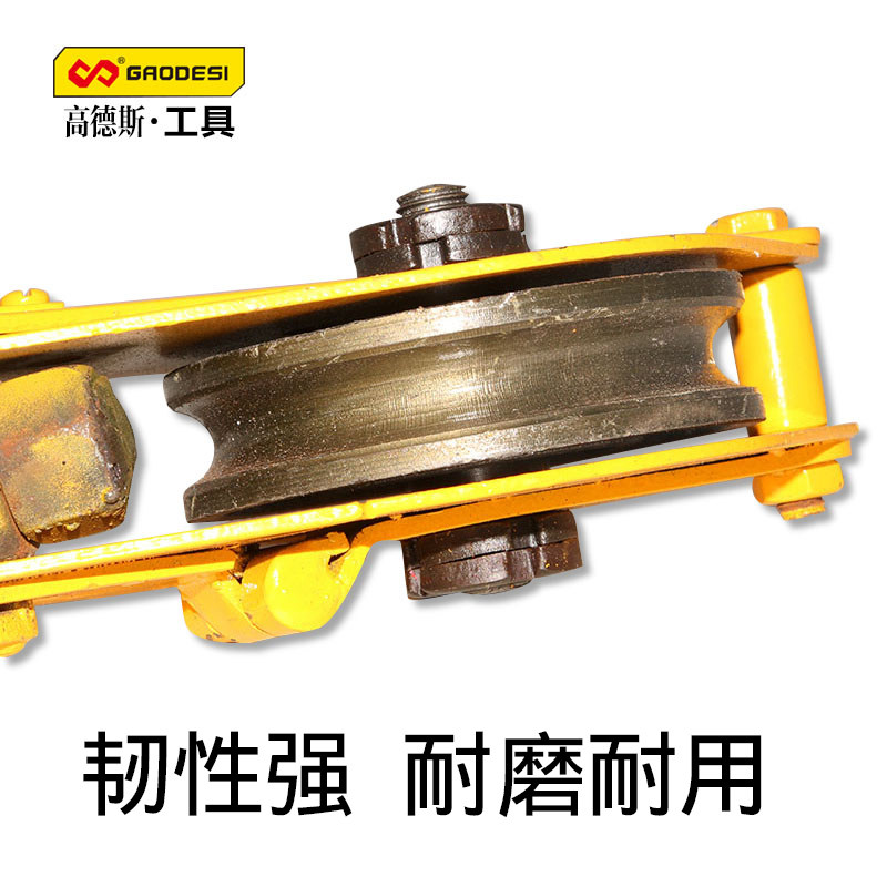 电动吊环双轮工具滑车起重轮三轮工业省力定向滑轮定滑轮组合加厚