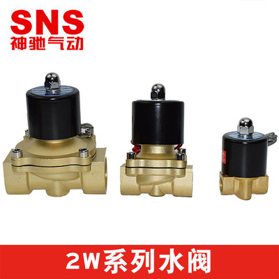 SNS神驰气动二位二通高温常闭电磁水阀 2WG025-08 10 15 20 35 40
