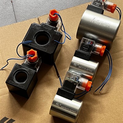 液压电磁阀线圈MFZ12-37YC MFB12DC24V MFJ12-54YC-27YC线圈220V
