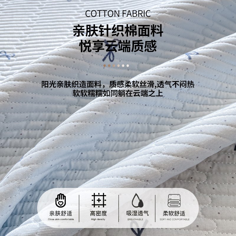 新款床盖单件人夹棉床单双层三件套A类2025榻榻米炕纱四季通用盖