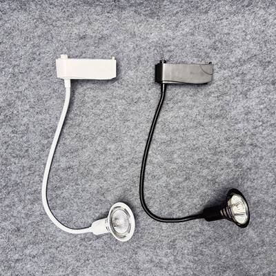 12V35W50W卤素射灯背景墙导轨灯明装射灯软管卤素灯LED5W轨道射灯