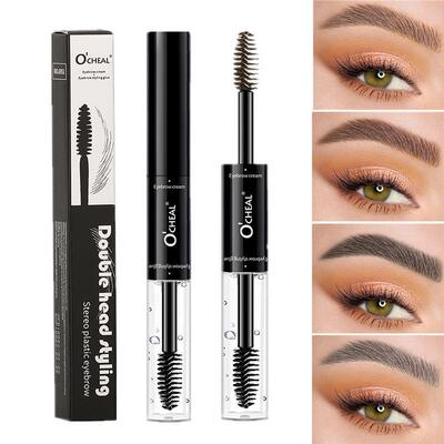 eyebrow tint cream眉毛双头染色眉持久定型液体不晕染防水防汗