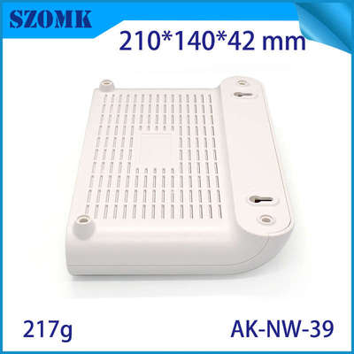 210*140*42 网络塑料壳体路由器仪表盒网络设备通信外壳AK-NW-39