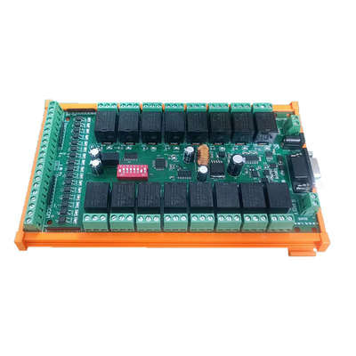16路开关量IO模块串口485控制modbus协议继电器输出开关量输入