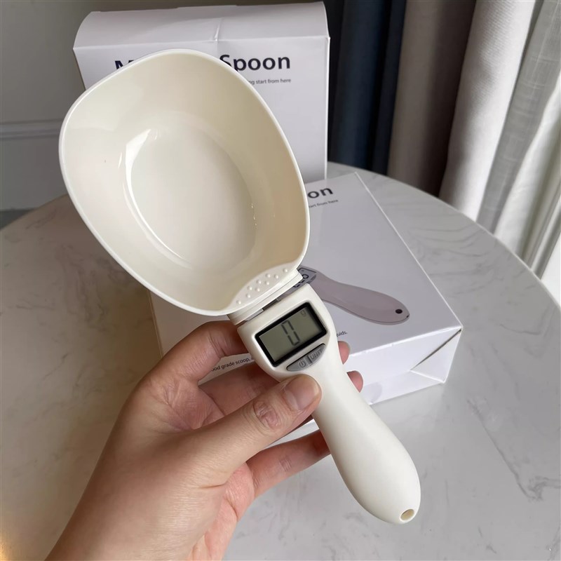 出口订单!多功能家用烘焙小型高精度厨房食物勺子称计量勺电子秤