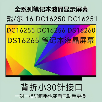 戴/尔 16 DC16250 DC16251 DC16255 DC16256 DS16260 DS16265屏幕