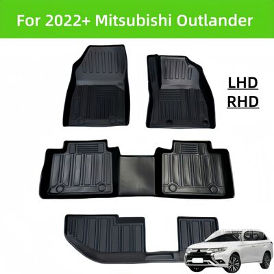 For 2022+ Outlander LHD/RHD TPE Car Floor Mat/Rear Trunk Mat
