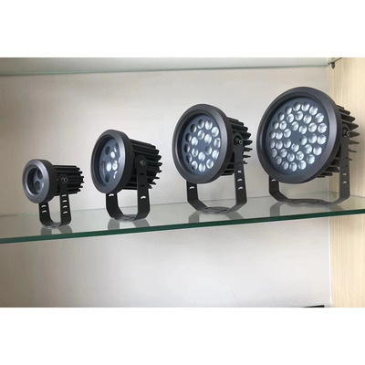 LED投光灯外壳户外led射灯外壳3W9W12W18W36W3535工厂压铸