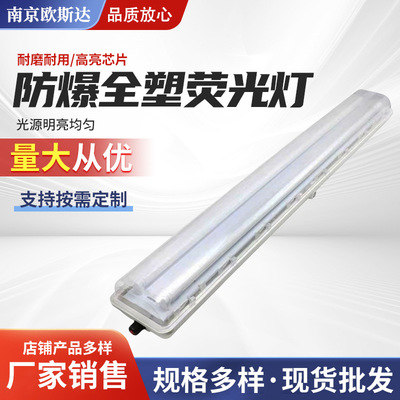 防爆荧光灯加油站矿下工厂车间隔爆型lLED灯日光隔爆单管双管超亮