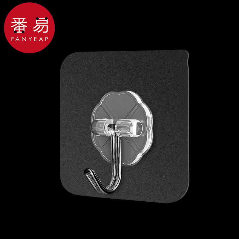 粘钩/无痕A1zzn001-挂钩免打孔宿舍粘胶免钉壁挂厨房门后挂衣帽墙