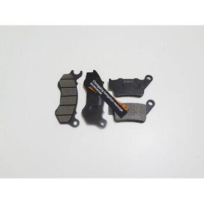 适用钱江MT150踏板摩托车QJ150T-M CBS版前后刹车片 刹车皮制动片