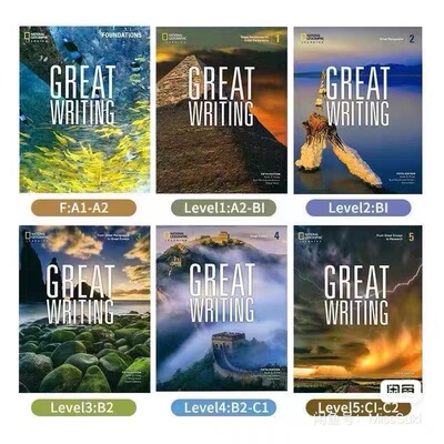最新版 国家地理Great Writing第五版F-5级英语教材赠电子资料