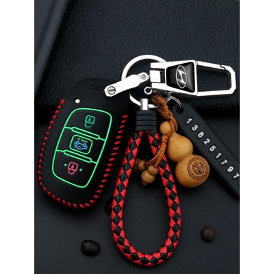 北京现代领动新ix35菲斯塔钥匙套TUCSON朗悦动ix25瑞纳汽车钥匙包