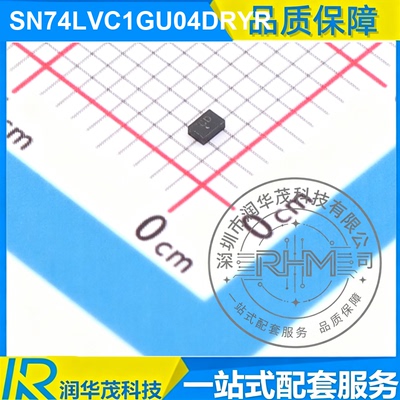 IC SN74LVC1GU04DRYR USON-6 丝印 LVC1G 六通道反相器IC 原装 TI