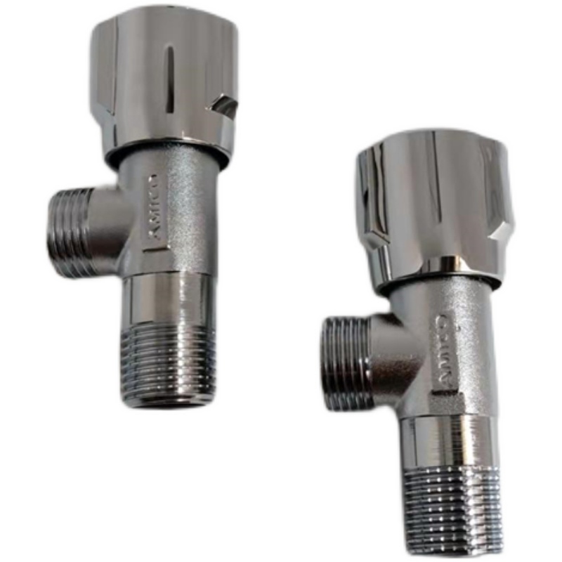 埃美柯 JF32全铜三角阀加长加厚直角阀冷热通用水开关龙头4分DN15_虎窝淘