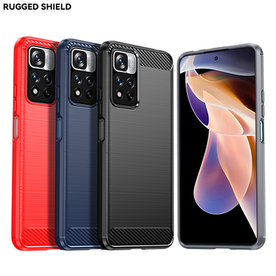 适用于Redmi Note 11 Pro+ 5G中国版手机壳Note 11 Pro 5G拉丝Mi 11i印度Mi 11i HyperCharge/Poco X4 NFC 5G