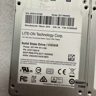 建兴企业级ECT- 960G固态硬盘，EMLC颗粒，10议价