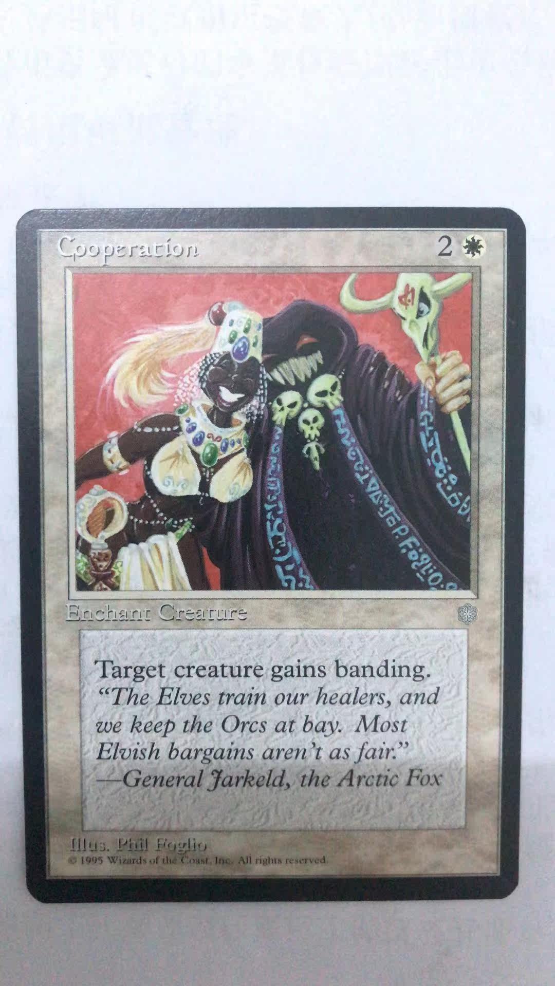 万智牌 合作 冰雪时代 白色 英文 实拍 上海文波 MTG