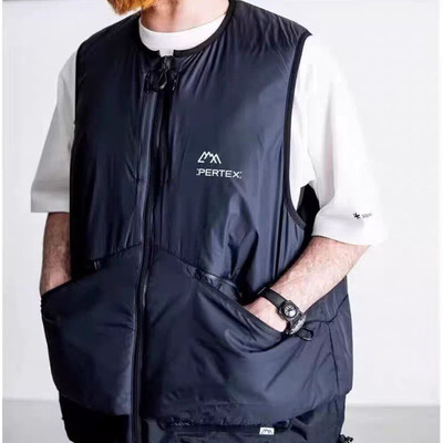 西山好牛COMFY日系户外防水保暖棉马甲CMF机能防风男女休闲背心潮