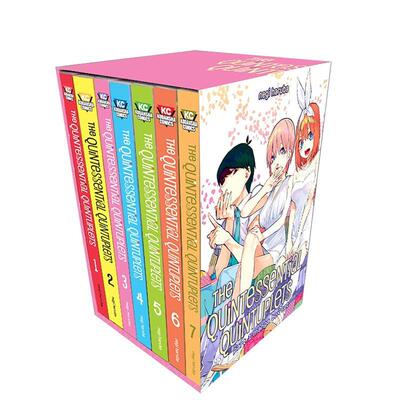 【现货】【Kodansha Comics】五等分的新漫画盒装1-7卷The Quintessential Quintuplets Part 1 Manga Box Set英文漫画Negi Harub