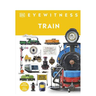 【预售】【DKEyewitness】火车【DK Eyewitness】Train英文青少年读物9-12岁进口原版书DK DK Children