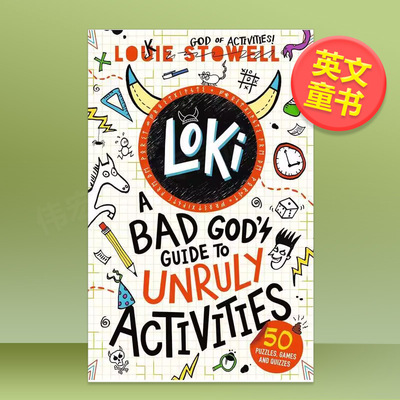 【预售】【洛基涂鸦日记】坏神的不羁活动指南英文儿童趣味进口原版图书9-12岁平装Loki: A Bad God's Guide to Unruly Activiti