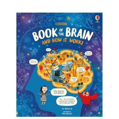 【现货】尤斯伯恩的大脑之书以及它是如何工作的【...And How It Works】Usborne Book of the Body英文青少年读物Betina Ip 9-12
