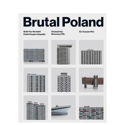 【现货】野兽派波兰(附带可搭建模型) Brutal Poland: Build Your Brutalist Polish People’s Republic 原版英文建筑设计