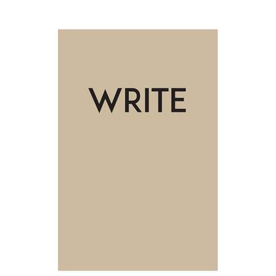 【现货】速写本 - 中牛皮纸Write - Medium Kraft英文文创笔记本NotebookEditors of Chartwell Books平装Chartwell Books进口原版