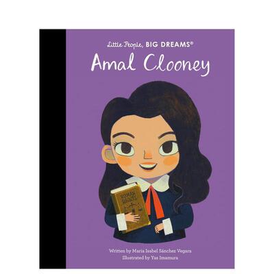 【预售】【小人物，大梦想】阿迈勒·克鲁尼 【Little People，Big Dreams】Amal Clooney 原版英文儿童绘本 律师