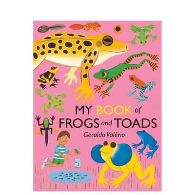 【预售】【小小自然学家科普大书】青蛙和蟾蜍【Big Books for Little Naturalists】My Book of Frogs and Toads英文儿童绘本动