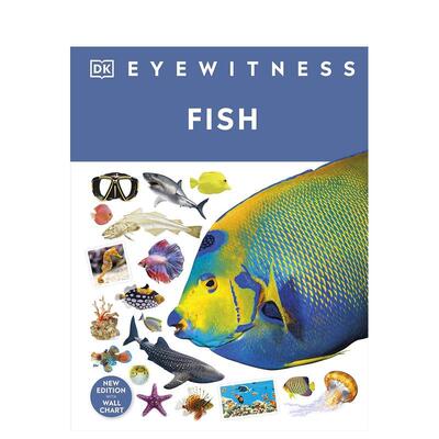 【预售】【DKEyewitness】鱼【DK Eyewitness】Fish英文青少年读物9-12岁进口原版书DK DK Children