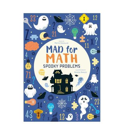 【现货】【为数学疯狂】怪异问题【Mad for Math】Spooky Problems英文儿童故事Matteo Crivellini平装9-12岁White star进口原版书