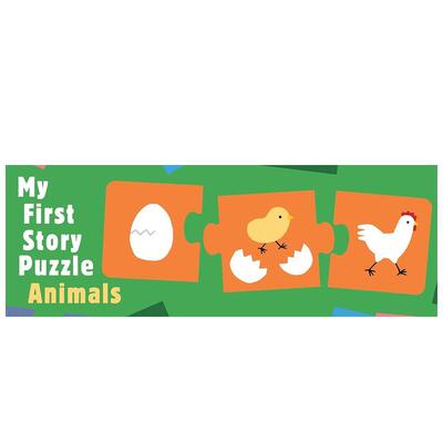 【现货】【佐藤香苗】动物拼图故事【Kanae Sato】My First Story Puzzle Animals英文文创拼图Kanae Sato盒装Laurence King进口原