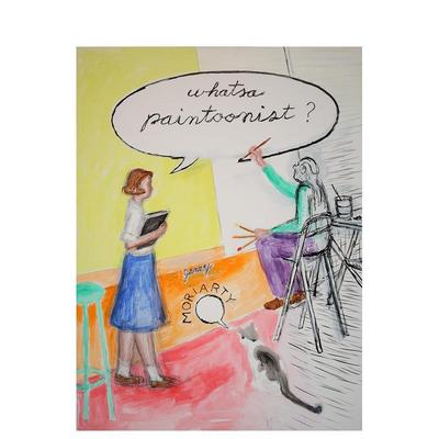 【现货】【Fantagraphics】何为画师【Jerry Moriarty】Whatsa Paintoonist?英文漫画Jerry Moriarty精装Fantagraphics进口原版书